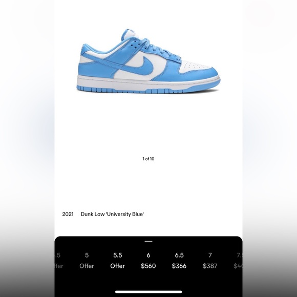 Jordan | Shoes | Dunk Low University Blue | Poshmark